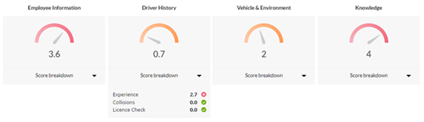 Driver risk assessment - Fleet & Driver Management
